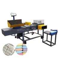 China Supply Wiping Rags Baler Packaging For Fiber Cloth Weighing Bagging Bags for sale