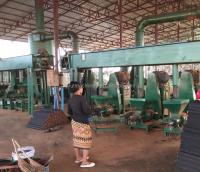 China 1750*1250*680 Voltage 380v Bagasse Sugarcane Charcoal Briquette Press Machine Plant for sale