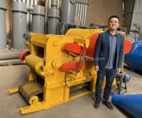 China 4070 KG Wood Logs Wide Used Professional Biomass Drum Wood Chipper for sale