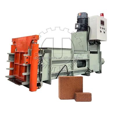 China 3500 KG Capacity Coconut Coir Bricks Pressing Machine for Bale Size 600*400*300 mm for sale