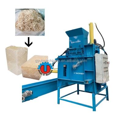China 50T Press Wood Shavings and Sawdust Baler for Hamster Pet Bedding Packing Machine for sale