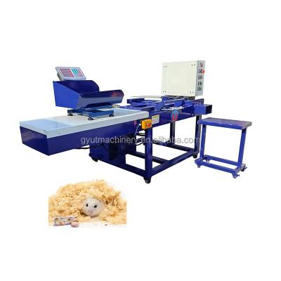 China Plastic Packaging Material Horizontal Bagging Baler for Wood Shavings and Clothes for sale