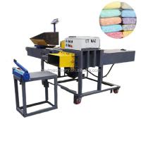 China Plastic Packaging Material Horizontal Bagging Baler for Wood Shavings and Clothes for sale