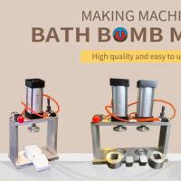 China Manufacturing Plant 2024 Design Pneumatic Bath Bomb Press Machine for Women Body Care for sale