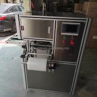 China Electric Driven Manual Type Bath Bomb Salt Pleated Soap Packaging Machine for Kw Soap for sale