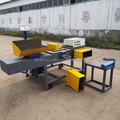 China Automatic Grade Scale Weighing Bagging Baler for Rag Baling 1-30kg Bale Weight for sale