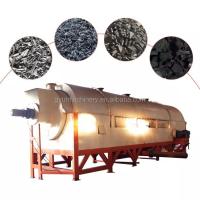 China 7.5kw 0.75 Rotary Carbonization Furnace Solution for Cotton Stalk Briquette Recycling for sale