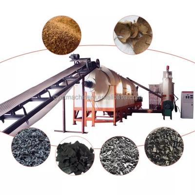 China Continuous Working Rice Husk Carbonization Furnace with 6-8 Hours Carbonization Time for sale