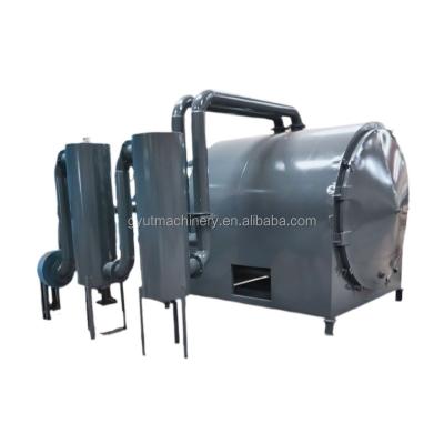 China 8-10h Carbonization Time Horizontal Airflow Charcoal Carbonization Stove for Coconut Shell for sale