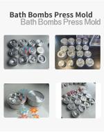 China Stainless Steel Bending Farms Mini Fizzy Bath Bomb Bubble Block Ball Press for Farms for sale