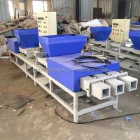 China Double Head Compressed Wood Pallet Nailing Machine for American and European Pallets for sale