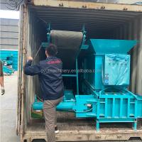 China Automatic Grade Automatic Wood Sawdust Baler Machine for Compressing Wood Shavings for sale