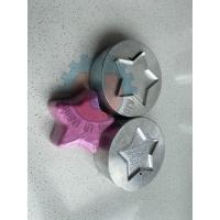 China Bath Bomb Ball Making Machine 65mm Metal Half Sphere with Rolled Edge Bubble Bath Mold for sale