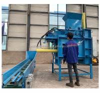 China 20HP Diesel Engine Wood Shavings Baler with Fully Automatic Bagging for sale
