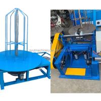 China Galvanized Wire Rope Coiling Rewinding Machine with 1.5ton Capacity and High Speed for sale