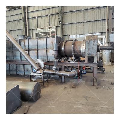 China 15kw Multi Function Biocarbon Carbonization Stove for Making BBQ Charcoal using Wood Logs for sale