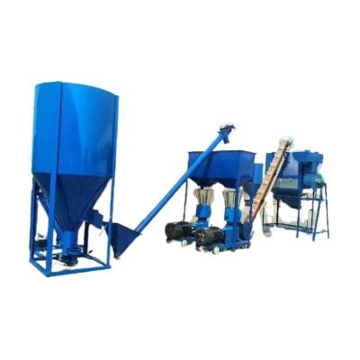 China Customizable Animal Feed Pellet Machine Line with 3mm 4mm 5mm 6mm Die Hole for sale