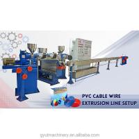 China 8000 KG Power Cable Wire Jacket Sheath Production Line Cable Extrusion Machines with Screw L/D Ratio 28 1 for sale