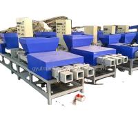 China 90mm*90mm Four Heads Wood Sawdust Block Making Machine with Round Hopper High Capacity for sale