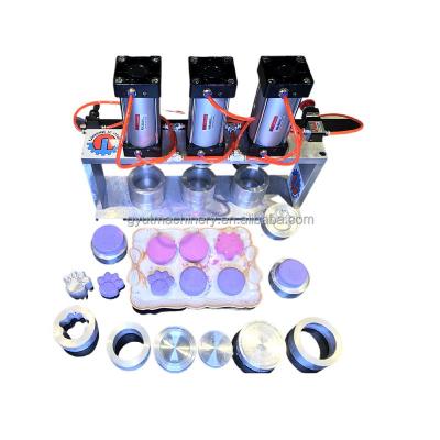 China Professional Pneumatic Handmade Bath Bomb Making Machine with 20-60MM Roller Diameter for sale