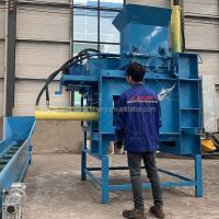 China Wood Shavings Press Baler Full Automatic Hydraulic Sawdust Wood Chips Bagging Machine for sale