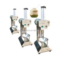 China Automatic Coconut Peeling Machine 220V Young Green Coconut Skin Peeler with Timer for sale