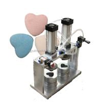 China Small Mini Manual Hand Home Pneumatic Desktop Square Salt Powder Shampoo Ball Machine for sale
