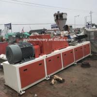 China Second Hand Counter-Rotating Conical Twin-Screw Extruder Complete Mold for Plastic Pipe for sale