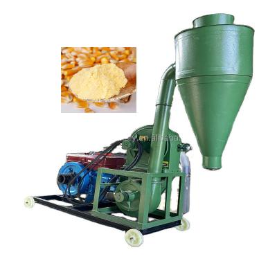China 280mm Rotor Diameter Animal Food Grinder for Fine Grinding and 500kg/hour Production for sale