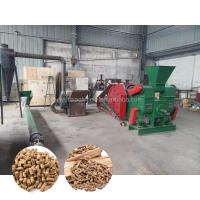 China 2023 Biomass Wood Piston Press Punching Briquetting Machine for Hexagonal Briquettes for sale