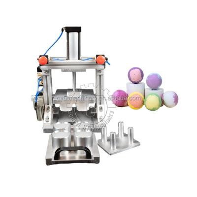 China Hand Made Bath Salt Ball Machinery with 240-720pcs Capacity Pneumatic Bath Bomb Press for sale