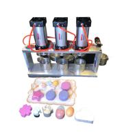 China Hand Made Bath Salt Ball Machinery with 240-720pcs Capacity Pneumatic Bath Bomb Press for sale
