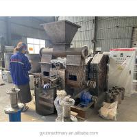 China Sawdust Wood Briquette Machine 2024 Design 100 kg Per Hour Hydraulic Piston Press for sale