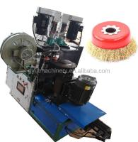China 220v Twisted Knotted Bevel Stainless Steel Wire Brush Making Machine with 2 hols/h for sale