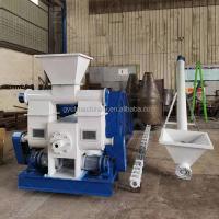 China Automatic Pellets Making Machine for Round Shape Firewood Sawdust Briquette in Home for sale