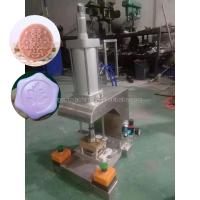 China Soap Embossing Press Making Machine with Pneumatic Cutting and Logo Imprint Printing for sale