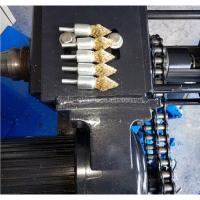 China 2.2kw Stainless Steel Wire Brush Making Machine with Drilling and Tufting Functions for sale