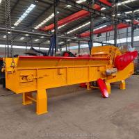 China 90KW 380V Wood Pallet Crusher Machine With Magnetic Separator for sale