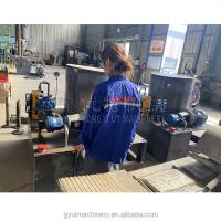 China 60mm 70mm 80mm Cylinder Shape Horse Manure Briquette Press Machine for Wood Shavings for sale