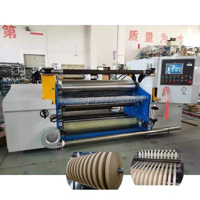 China Auto Feeding and Receiving Material Slitting Rewinding Machine for Aluminum Coated Foil for sale