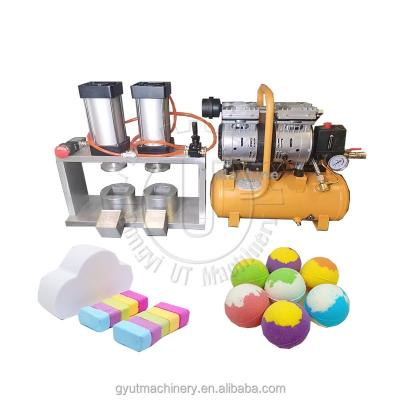 China 2024 Pneumatic Bath Fizzer Press Machine for Automatic Shrink Wrap of Bath Balls for sale