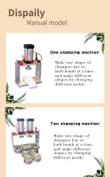 China Easy to Operate Manual Bath Bomb Press Machine with Mixer for sale