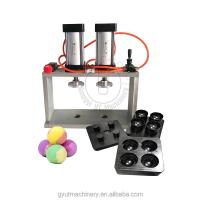 China Children's Bath Bomb Press Machine with Double Press Form and Customized Toy Mold for sale