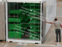 China Compact Container Type Hydroponic Barley Fodder Growing Room for Optimal Sprout Box Size for sale
