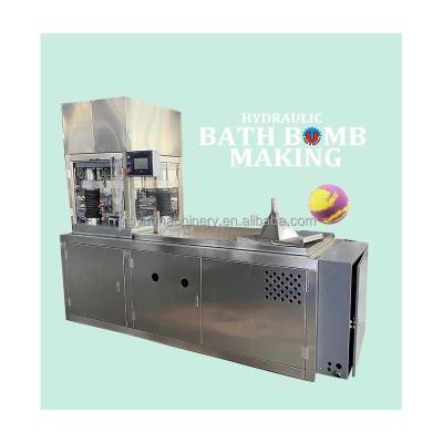 China Customized Mold Pneumatic Hydraulic Machine for Making Bath Bombs and Shower Steamers for sale