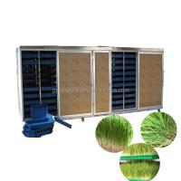 China 500kg/day Capacity Automatic Hydroponic Fodder Growing System with Energy Saving Design for sale