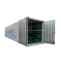 China Long Service Life 2400w Solar Hydroponic Fodder Machine for Barley Grass in Container for sale