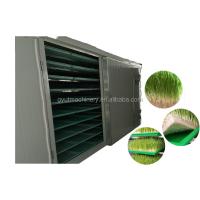 China PLC Muti-Layer Container Type Hydroponic Barley Microgreen Machines for Production for sale