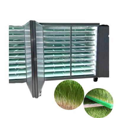 China Hydroponic Hulless Barley Sprout Machines 3-4 Days Production Cycle 1.5 Tons Capacity for sale