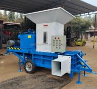 China 2100 KG Farms Wood Shavings Press Baler Machine for Alfalfa Silage Peat Moss Grass Leaf for sale